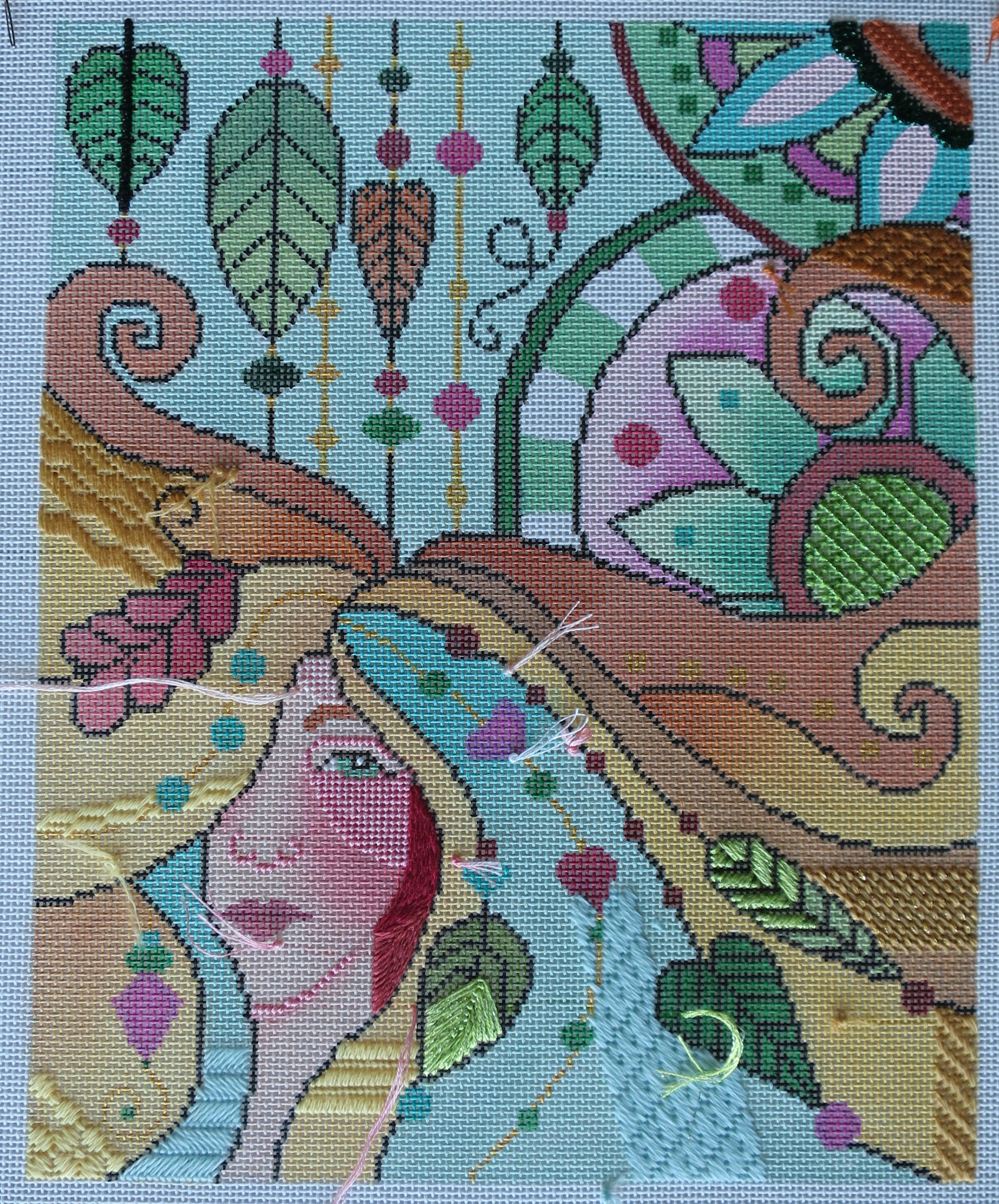 Lady with Mandala II — Day 2! | NJNA is Blogging!
